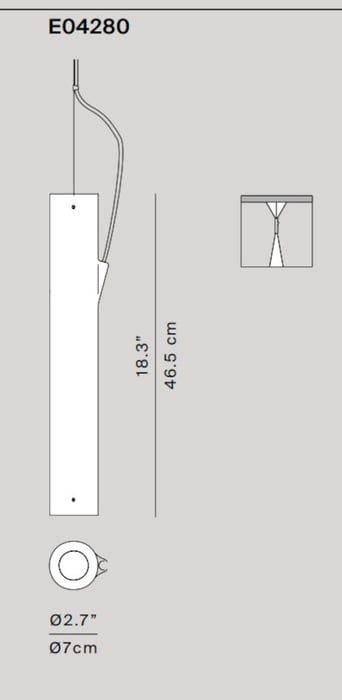 Luceplan E04 Pendelleuchte - Aussteller | designtolike